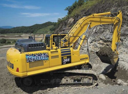 Komatsu HB365LC-3 Hybrid Excavator - Heavy Machinery Parts LLC